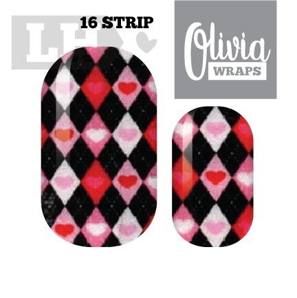 Queen of Hearts Nail Wraps – Lovely Hello
