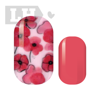 Poppy Love Nail Wraps – Lovely Hello