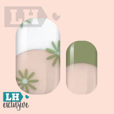 Spring French Tips Nail Wraps – Lovely Hello